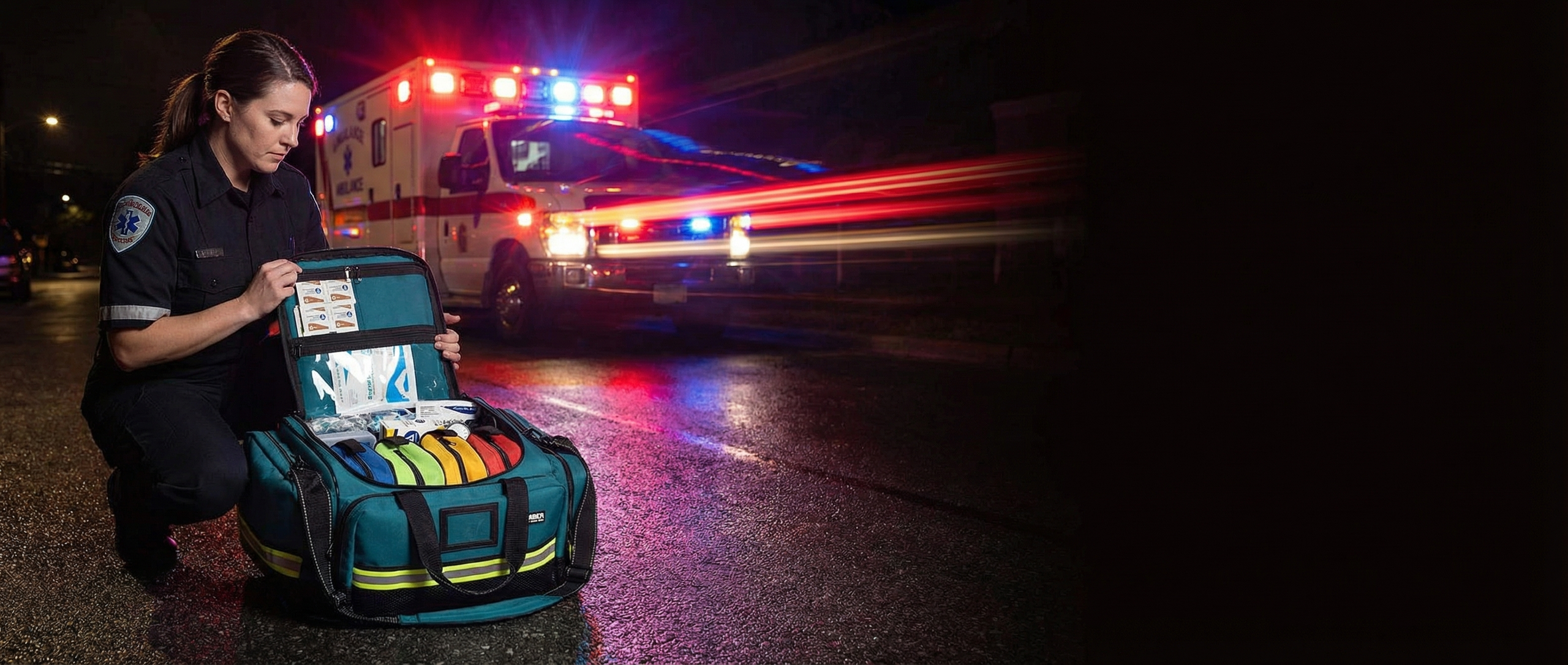Scherber Fully Stocked EMT and EMS Trauma Kits