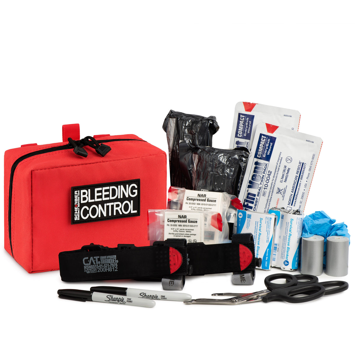 Scherber Public Access Bleeding Control Kit | Trauma Equipment, First