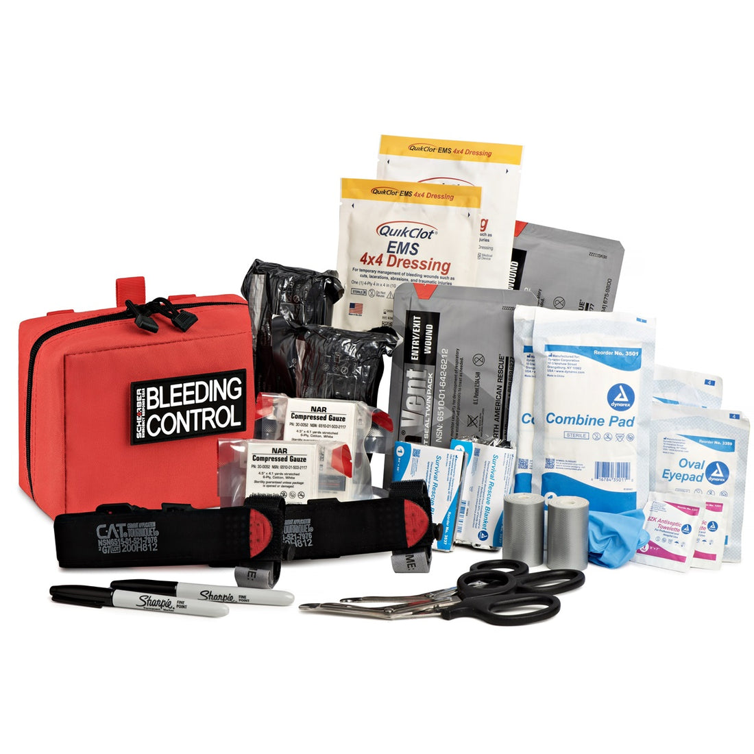 Scherber Fully Stocked EMT and EMS Trauma Kits
