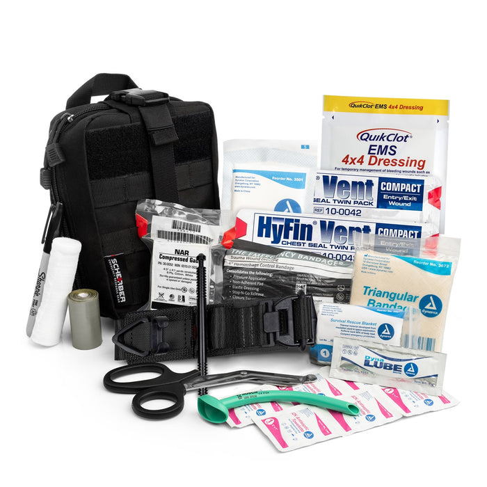 Scherber Fully Stocked EMT and EMS Trauma Kits